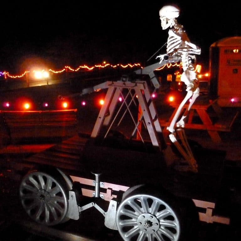 Eerie, Electric Halloween Train O' Lights | Virginia & Truckee Railroad